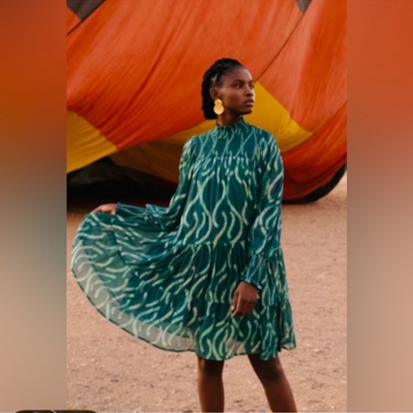 Oliphant | Dresses | Green Oliphant Dress | Poshmark